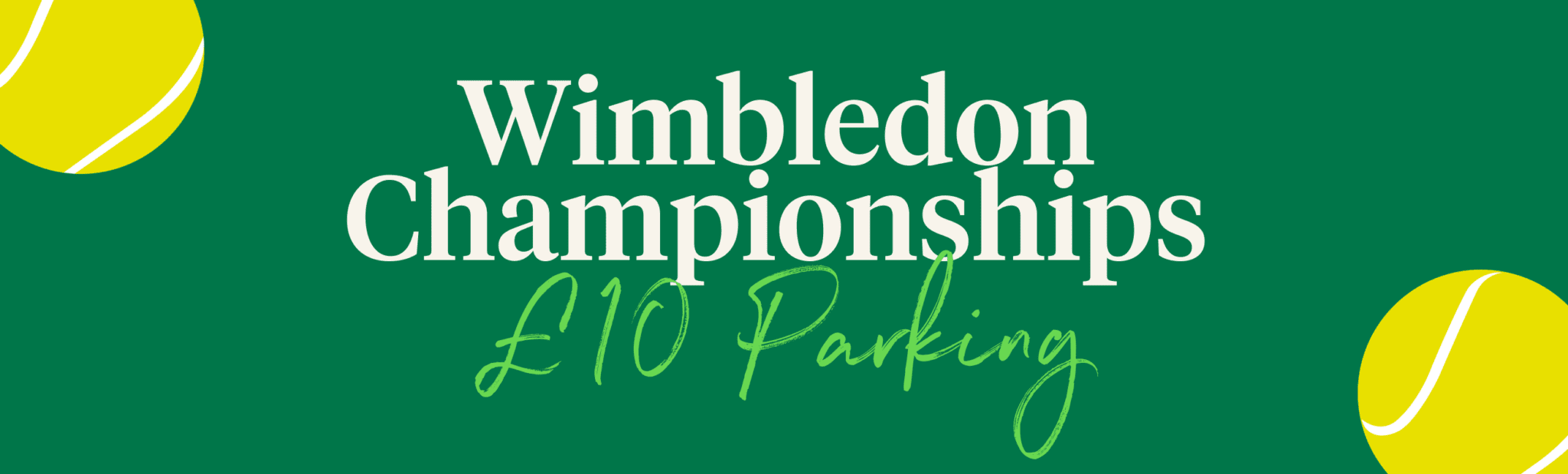 Wimbledon Championships Parking Offer | Wimbledon Quarter